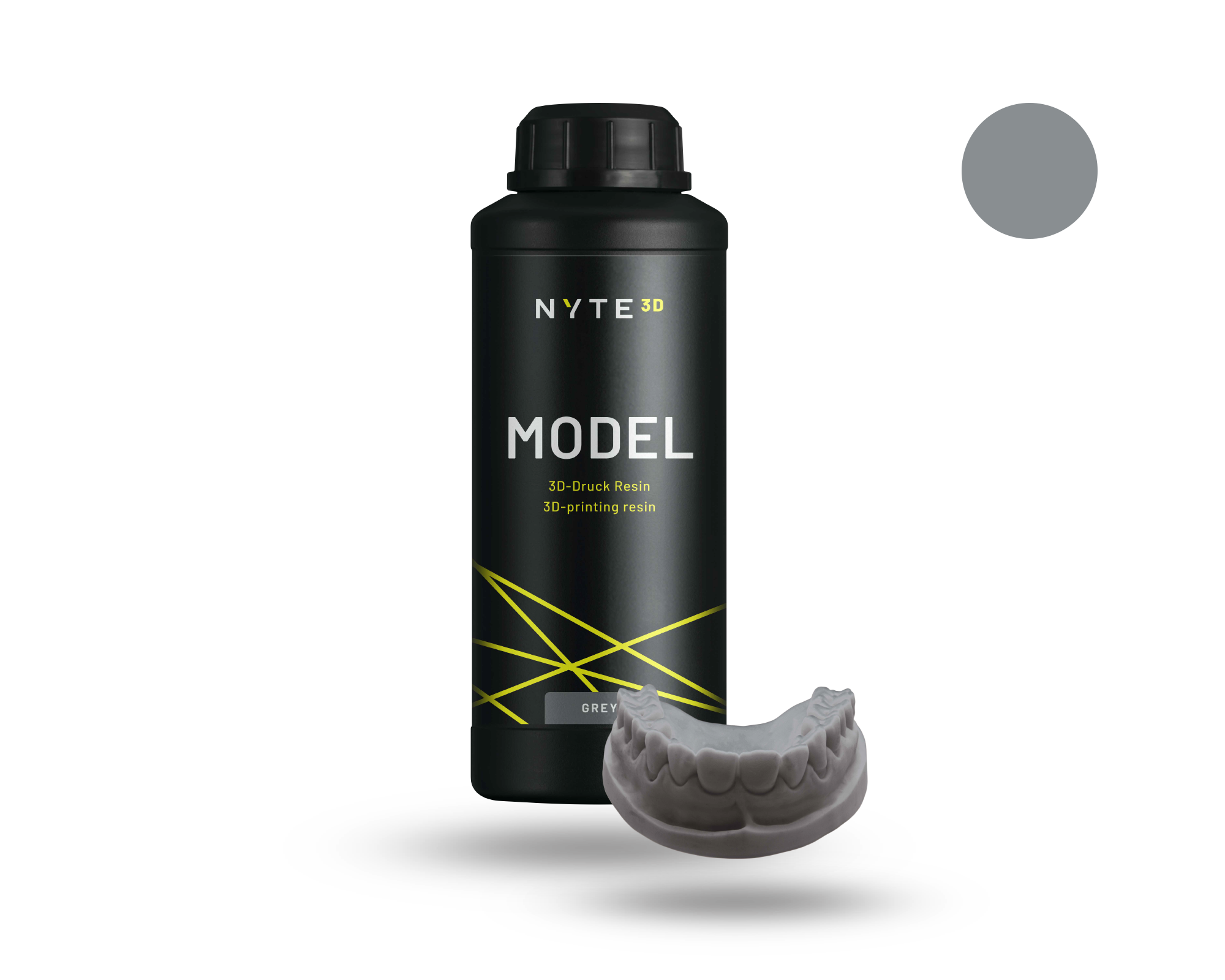 Tools4cadcam - NYTE3D* Model Resin 1 kg "GREY"